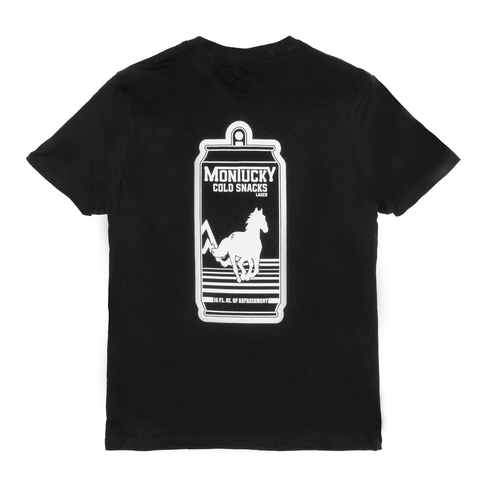 Dark Mode Can Tee – Montucky Cold Snacks